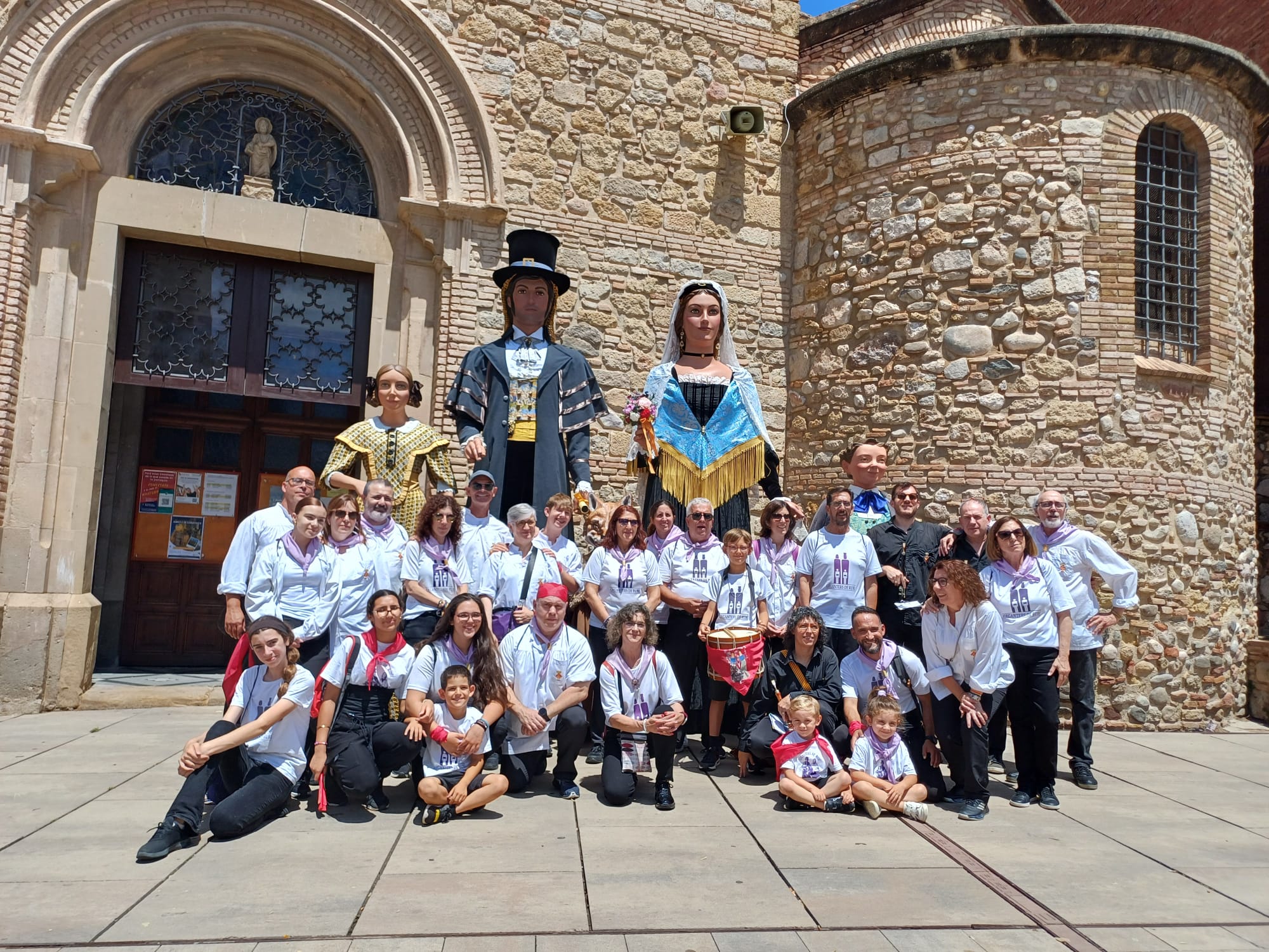 Tocs de Sant Roc 2024. Colla de Geganters de Rubí – Agrupació de Colles Geganteres de Catalunya